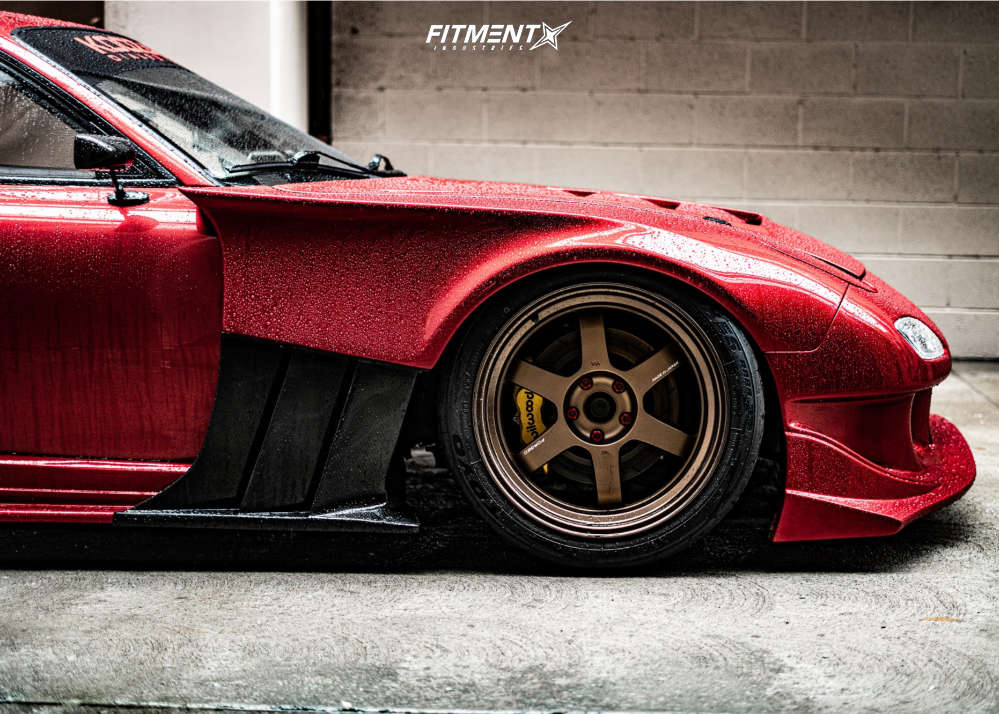 1993 Mazda RX-7 R1 with 18x10.5 Volk Te37v Mark Ii and Toyo Tires ...