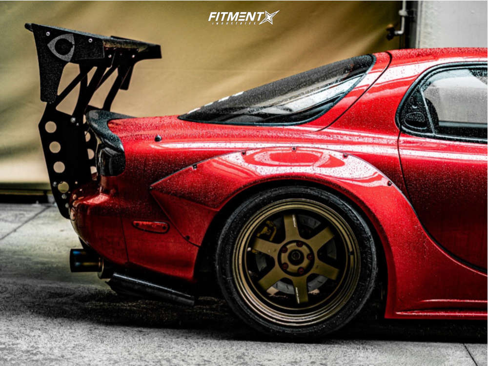 1993 Mazda RX-7 R1 with 18x10.5 Volk Te37v Mark Ii and Toyo Tires ...