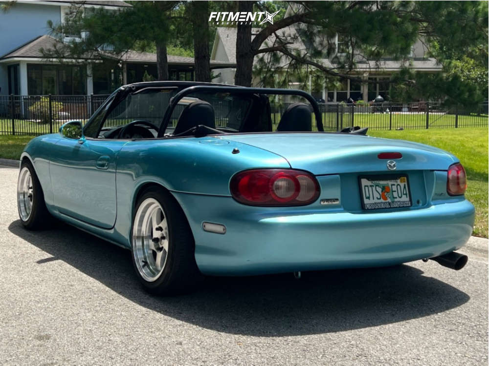 2002 Mazda Miata Base with 15x8 Whistler Kr1 and Hankook 195x50 on ...