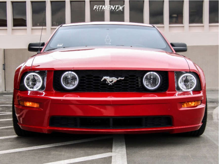 2007 Ford Mustang GT with 18x9.5 ESR Cs8 and Michelin 245x40 on ...