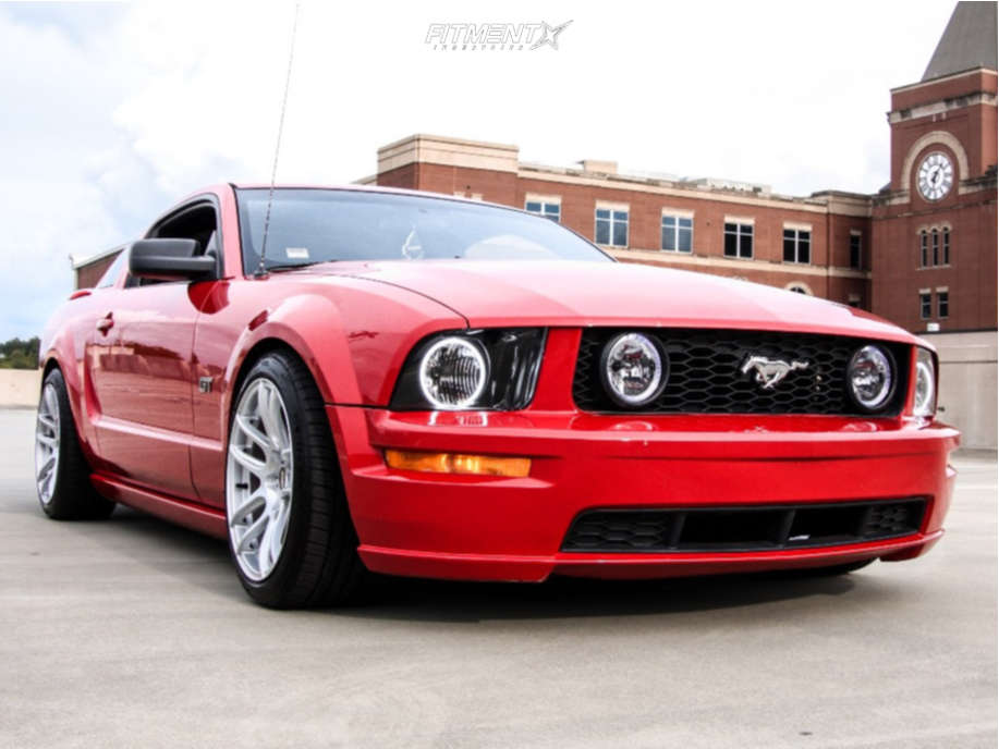 2007 Ford Mustang GT with 18x9.5 ESR Cs8 and Michelin 245x40 on ...