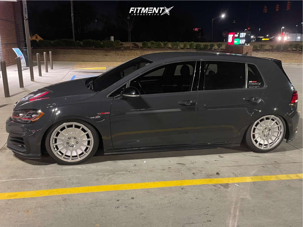 2019 Volkswagen GTI Rabbit Edition with 18x8.5 3SDM 0.66 and Vercelli ...