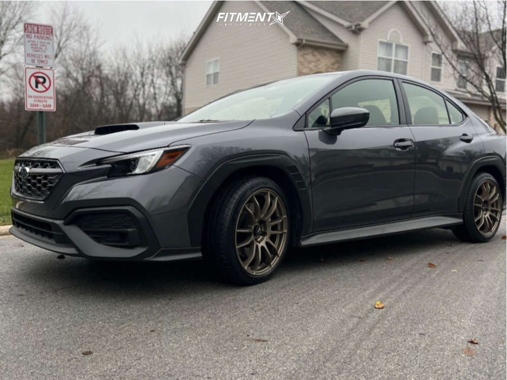 2022 Subaru WRX Base with 18x8 AVID1 Av20 and Michelin 225x40 on Stock Suspension | 2521482 ...
