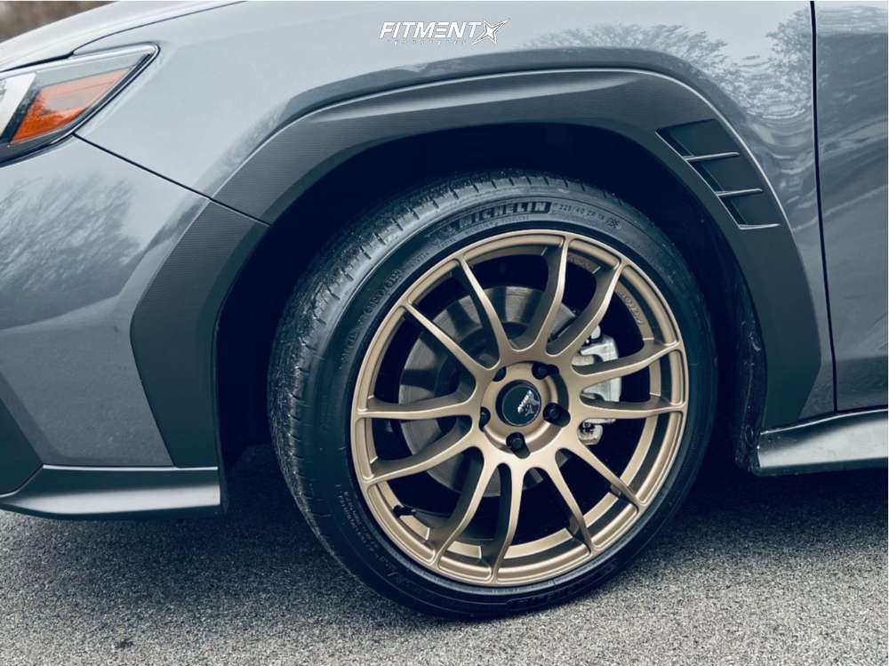2022 Subaru WRX Base with 18x8 AVID1 Av20 and Michelin 225x40 on Stock Suspension | 2521482 ...