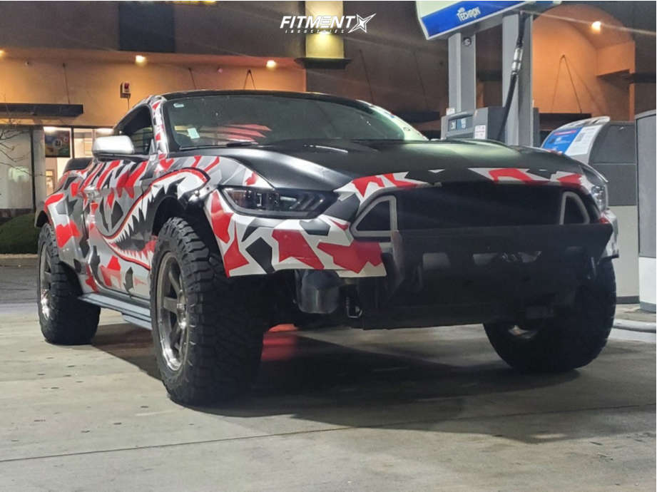 2015 Ford Mustang GT Premium with 18x10 Volk Te37 and Nitto 285x60 on ...
