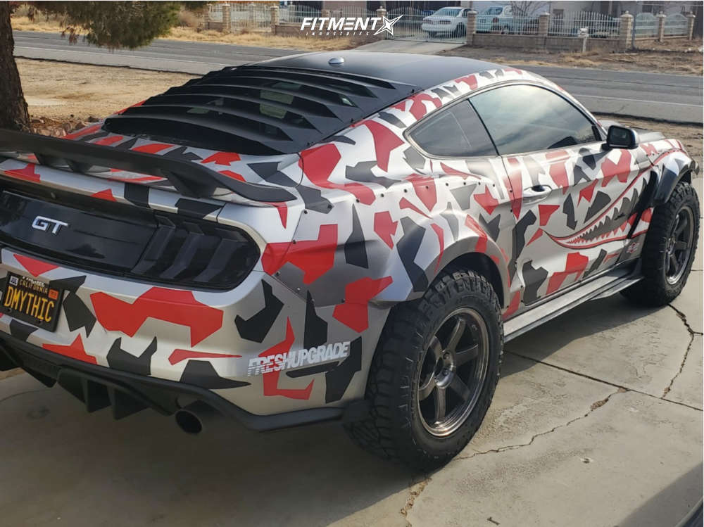 2015 Ford Mustang GT Premium with 18x10 Volk Te37 and Nitto 285x60 on ...