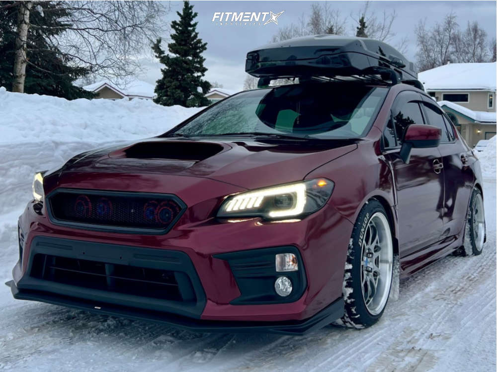 2021 Subaru WRX Premium with 18x9.5 Work Emotion D9r and Dunlop 245x40 ...