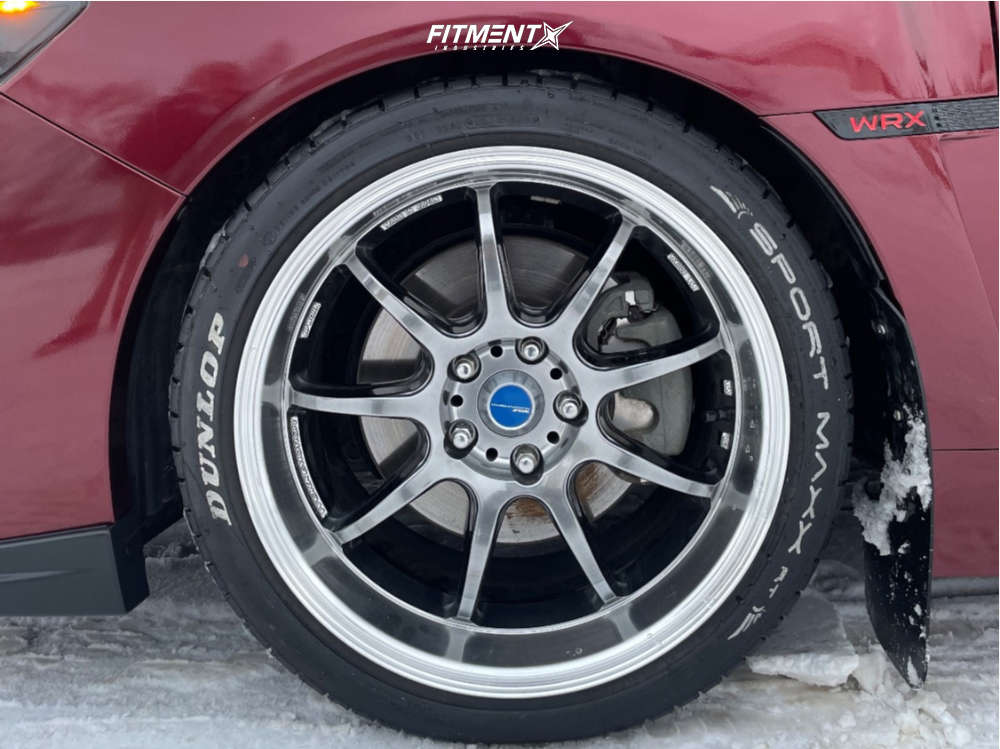 2021 Subaru WRX Premium with 18x9.5 Work Emotion D9r and Dunlop 245x40 ...