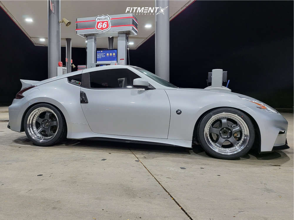 2015 Nissan 370Z Base with 19x10 Work Meister S1 3p and Falken 285x35 ...