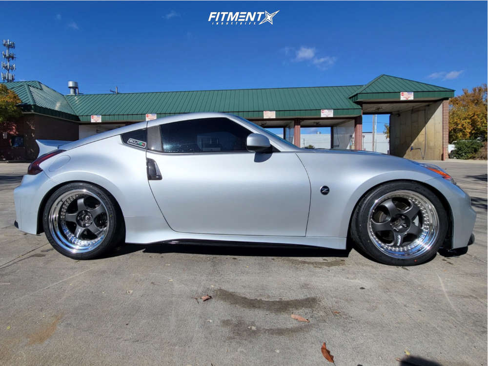 2015 Nissan 370Z Base with 19x10 Work Meister S1 3p and Falken 285x35 ...