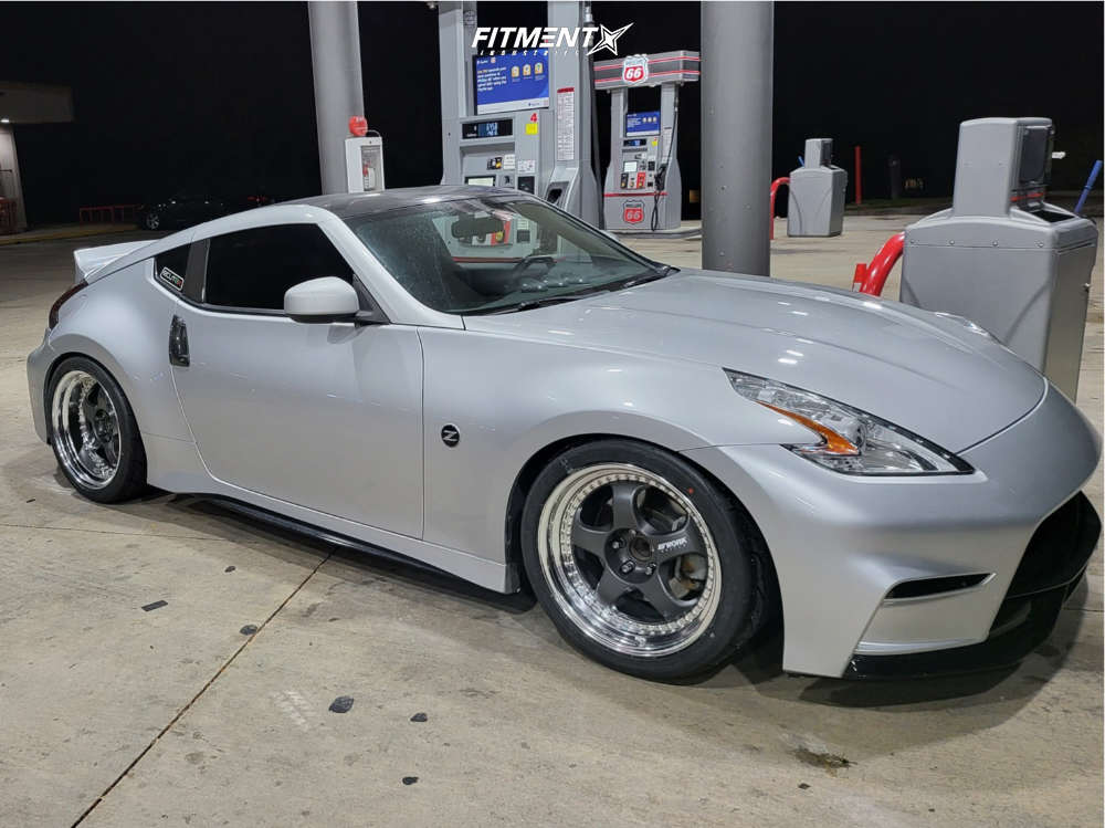 2015 Nissan 370Z Base with 19x10 Work Meister S1 3p and Falken 285x35 ...
