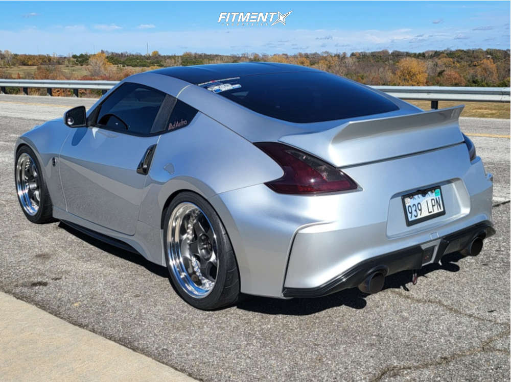 2015 Nissan 370Z Base with 19x10 Work Meister S1 3p and Falken 285x35 ...