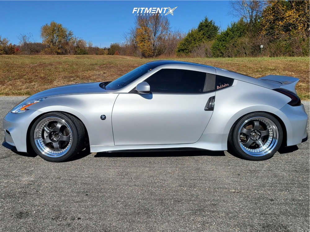 2015 Nissan 370Z Base with 19x10 Work Meister S1 3p and Falken 285x35 ...