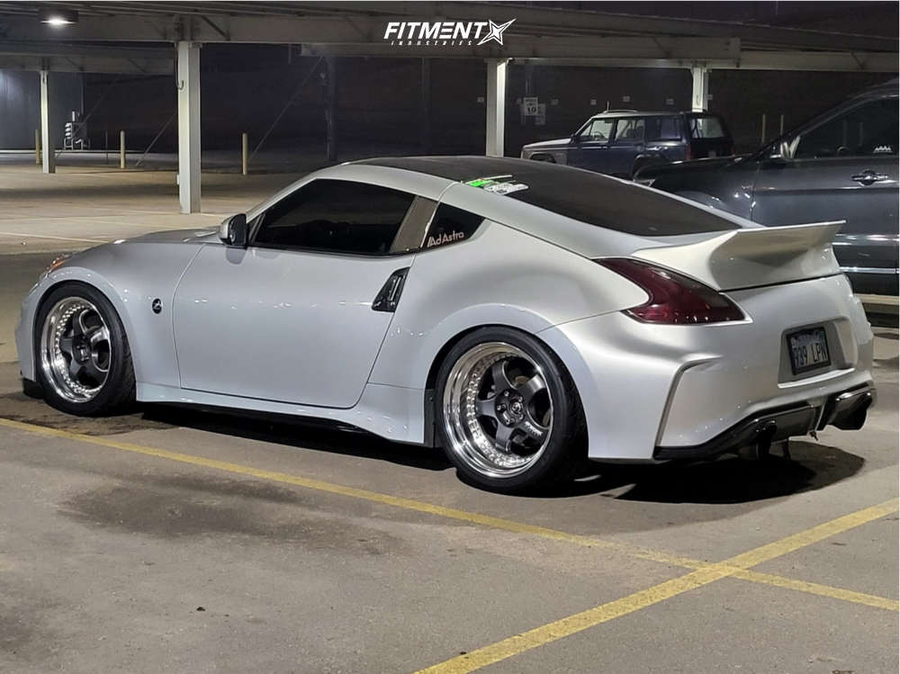 2015 Nissan 370Z Base with 19x10 Work Meister S1 3p and Falken 285x35 ...