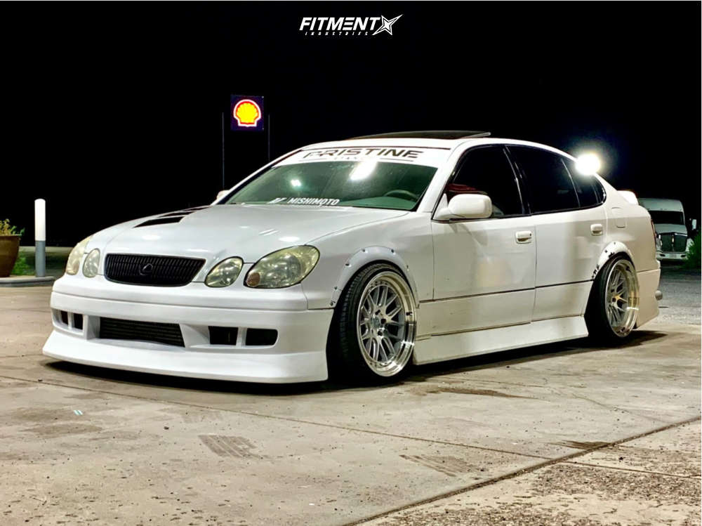 2002 Lexus GS300 Base with 19x9.5 Aodhan DS06 and Delinte 215x35 on ...