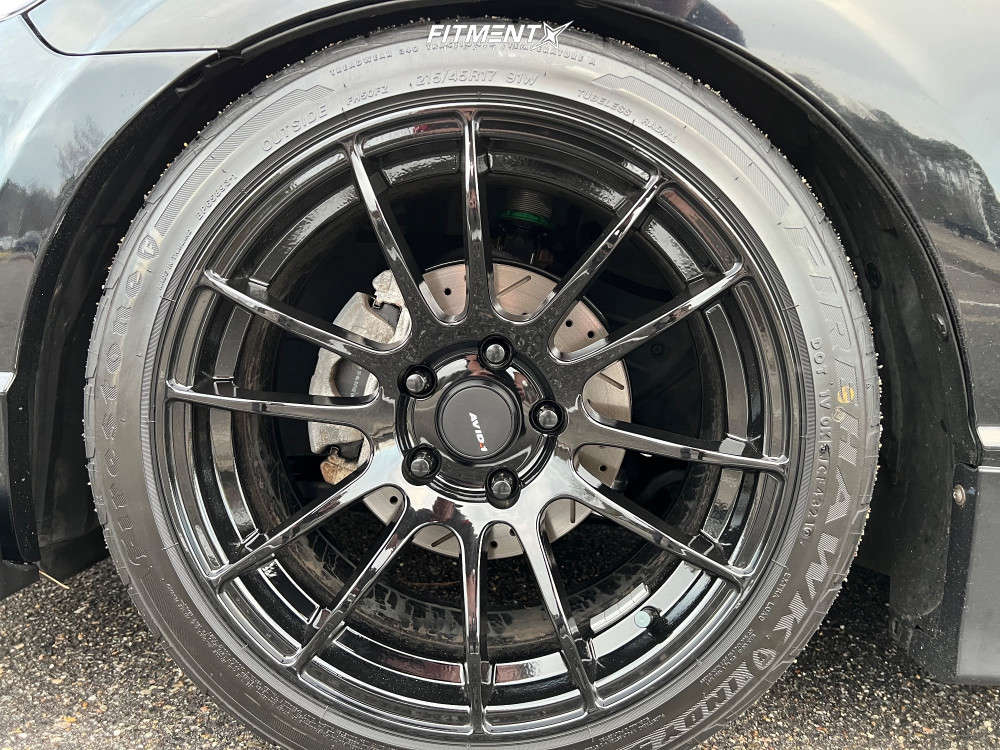 2006 Honda Civic EX with 17x8 AVID1 Av21 and Firestone 215x45 on ...