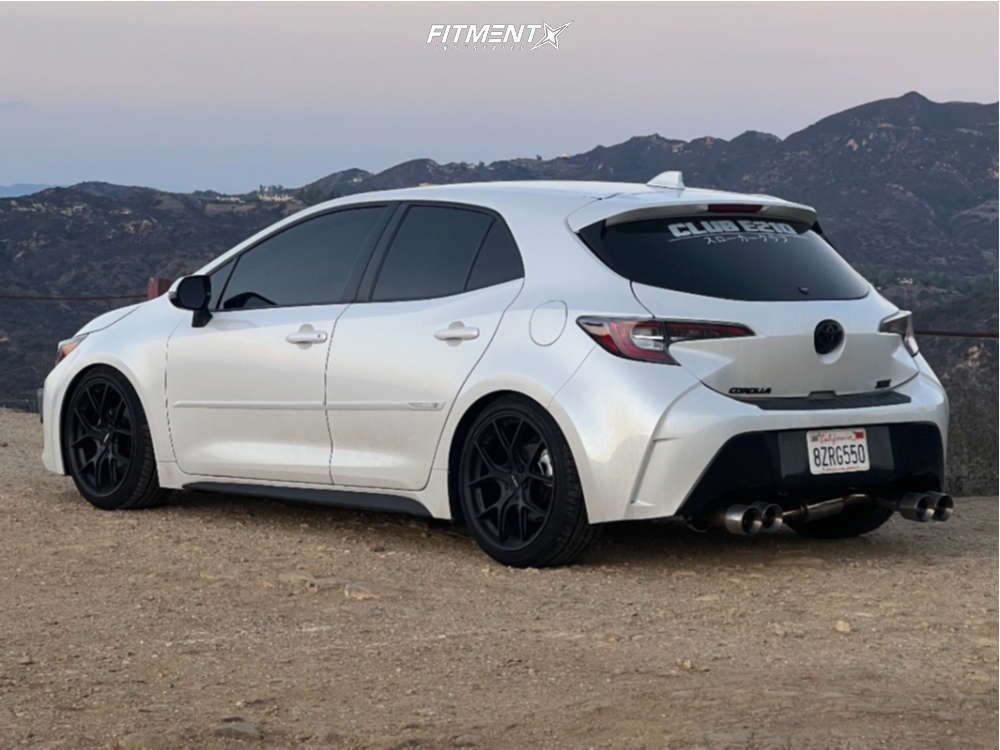 2022 Toyota Corolla XSE with 18x9 Drifz 315sb and Yokohama 225x40 on ...