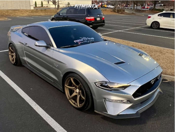 2020 Ford Mustang GT Premium with 19x10.5 Kansei Tandem and Continental ...