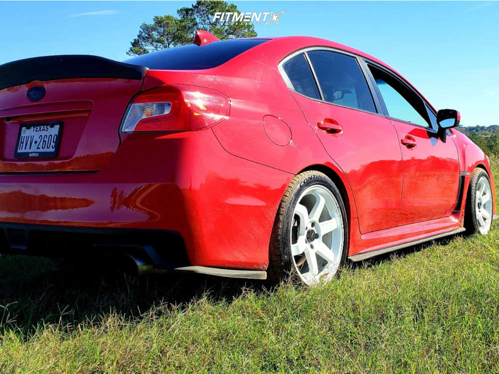2017 Subaru WRX Limited with 18x8.5 AVID1 AV6 and Continental 245x40 on ...
