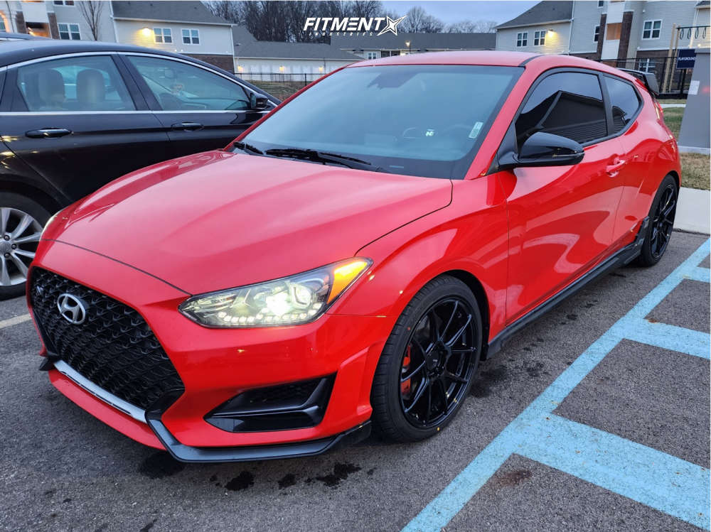 2022 Hyundai Veloster N Base with 18x8.5 Enkei Tsv and Vercelli 235x40 ...