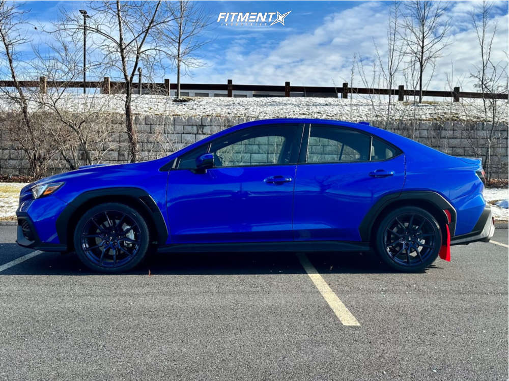 2022 Subaru WRX Premium with 18x8.5 Option Lab R716 and Yokohama 255x35 ...