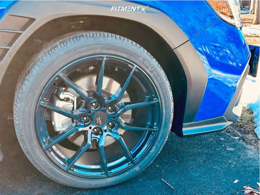2022 Subaru WRX Premium with 18x8.5 Option Lab R716 and Yokohama 255x35 ...