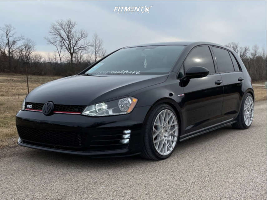 2017 Volkswagen GTI S with 18x8.5 Rotiform Blq and Sentury 225x40 on ...