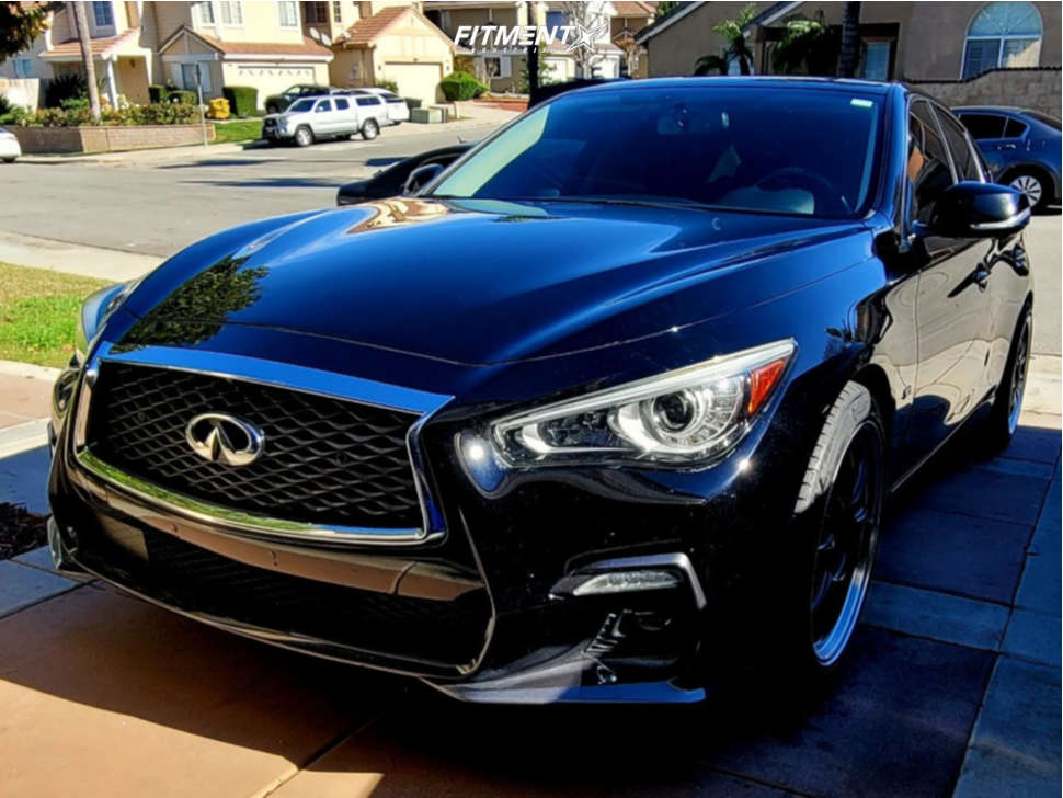 2019 INFINITI Q50 Sport with 19x9.5 Konig Countergram and Continental ...
