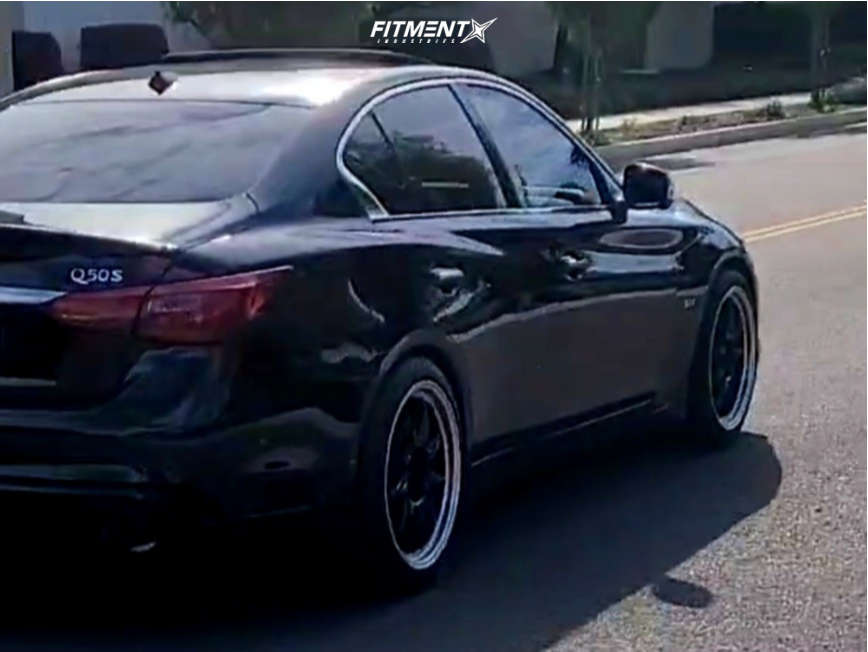 2019 INFINITI Q50 Sport with 19x9.5 Konig Countergram and Continental ...