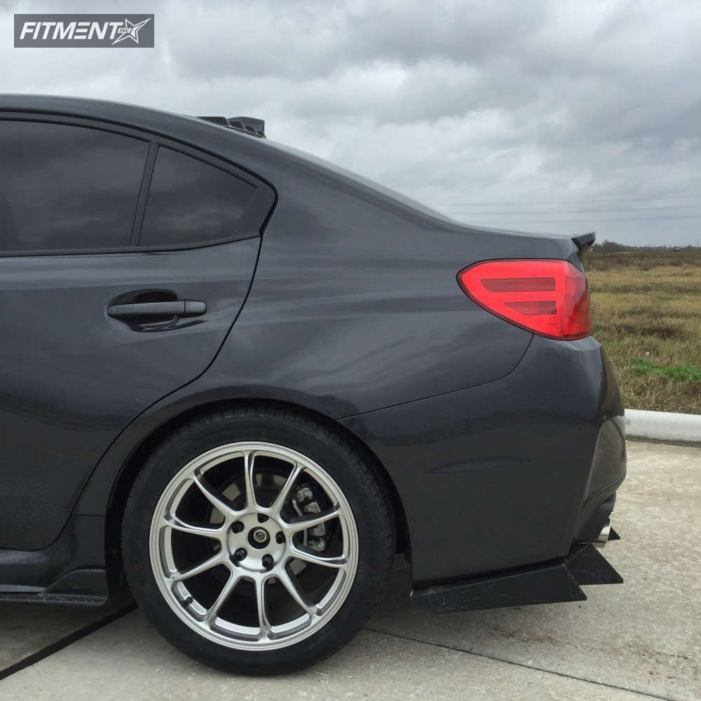 2016 Subaru WRX Base with 18x9.5 Ambit Rt8 and Hankook 265x35 on ...