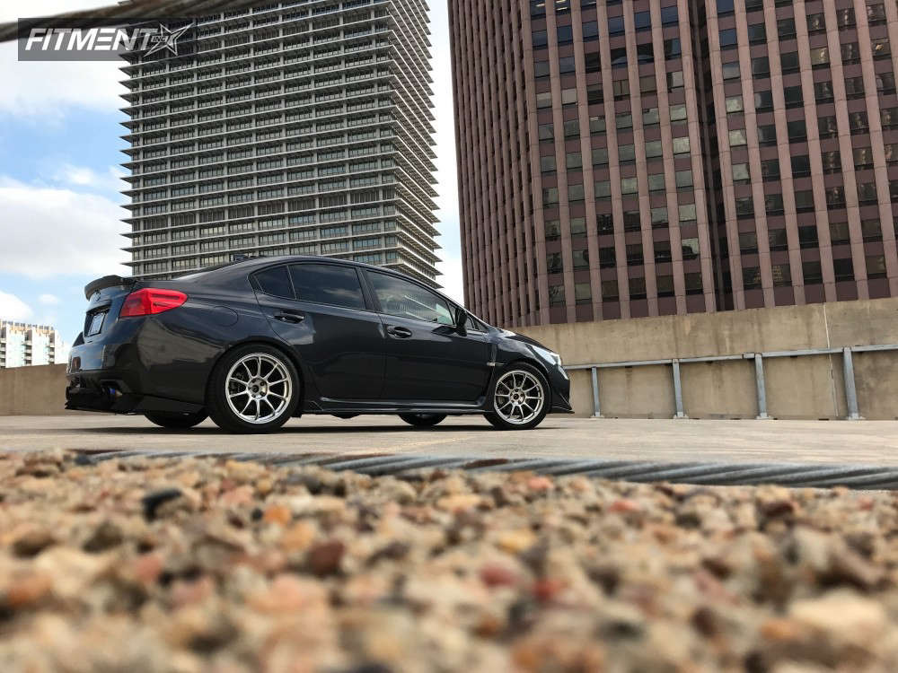 2016 Subaru WRX Base with 18x9.5 Ambit Rt8 and Hankook 265x35 on ...