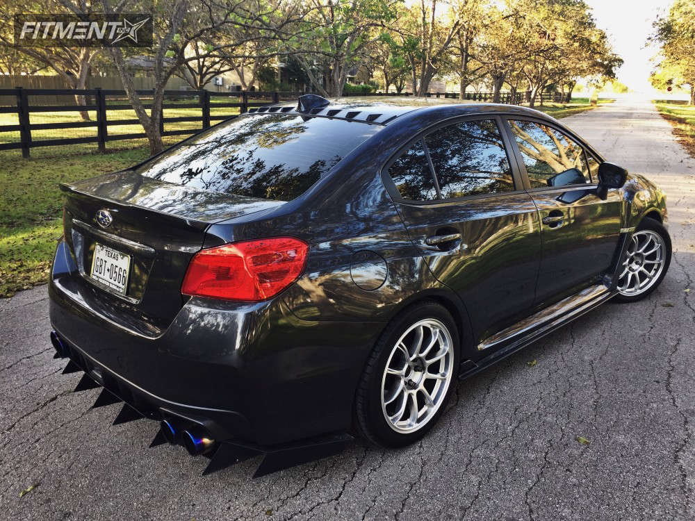 2016 Subaru WRX Base with 18x9.5 Ambit Rt8 and Hankook 265x35 on ...