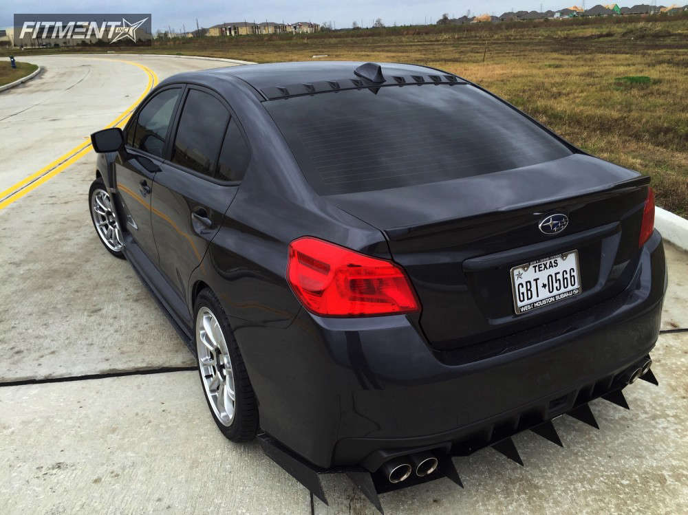 2016 Subaru WRX Base with 18x9.5 Ambit Rt8 and Hankook 265x35 on ...
