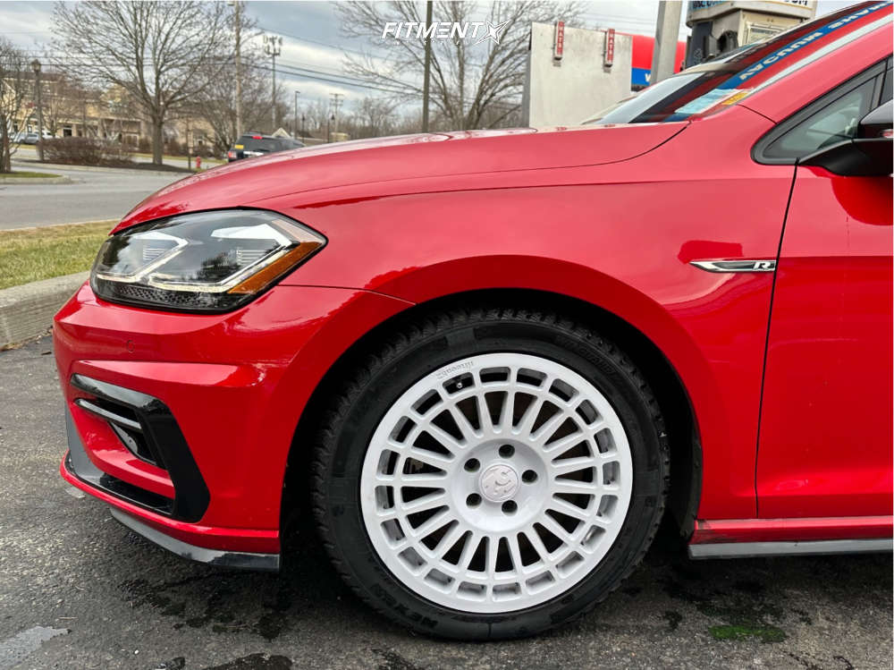 2018 Volkswagen Golf R Base with 17x7.5 Fifteen52 Integrale and Nexen ...