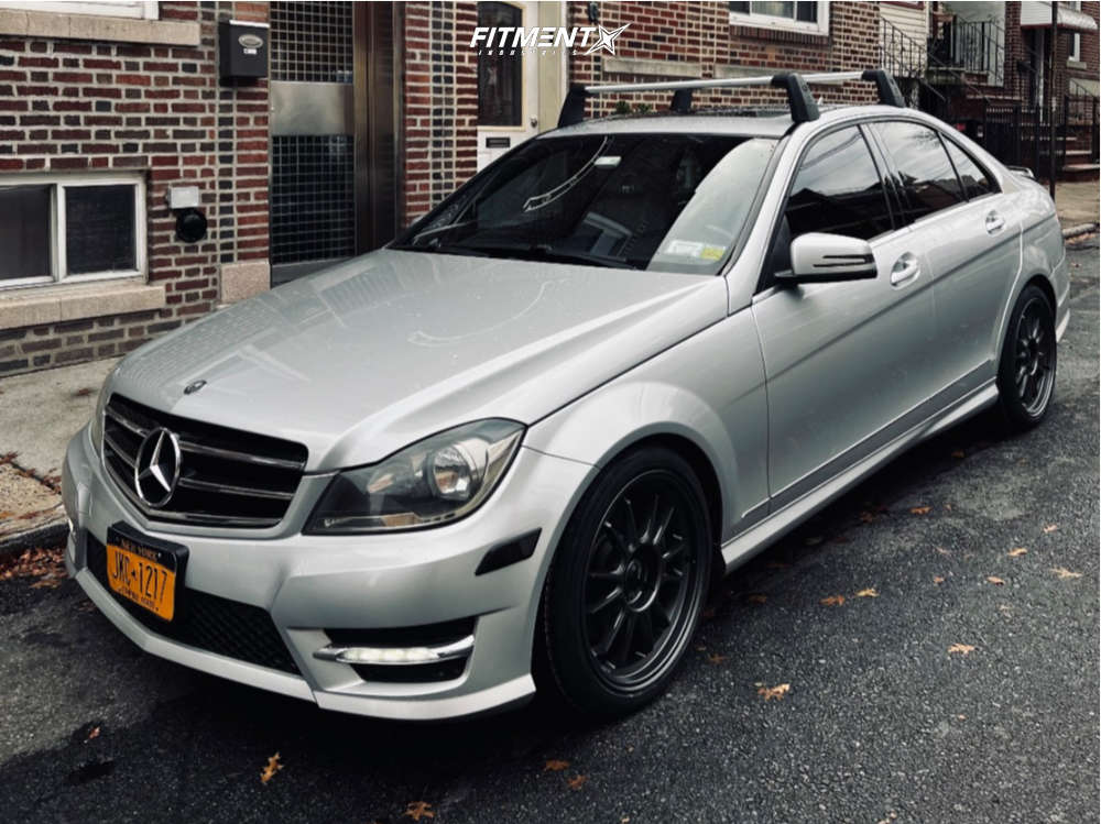2014 Mercedes-Benz C300 4Matic Sport with 18x8.5 Konig Hypergram and ...