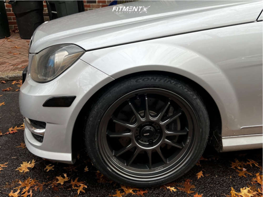 2014 Mercedes-Benz C300 4Matic Sport with 18x8.5 Konig Hypergram and ...