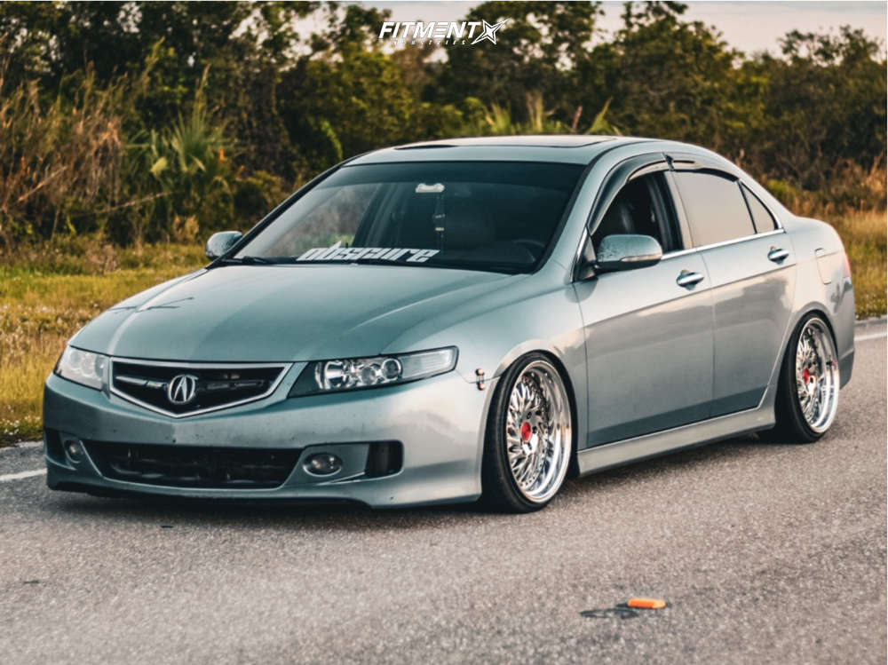 2007 Acura TSX Base with 18x9.5 Aodhan Ds03 and Atrezzo 215x35 on ...