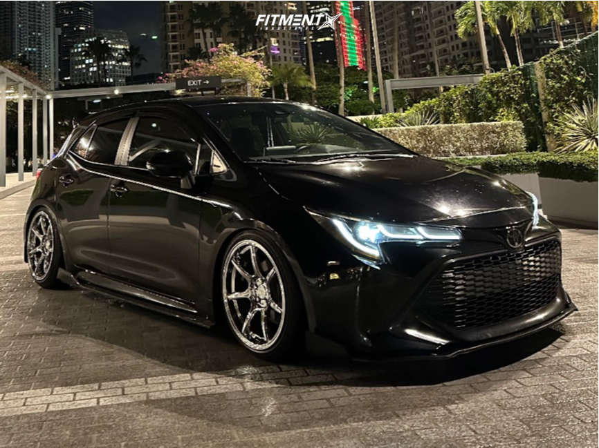 2019 Toyota Corolla SE with 18x9.5 Anovia Kano and Vercelli 225x40 on ...