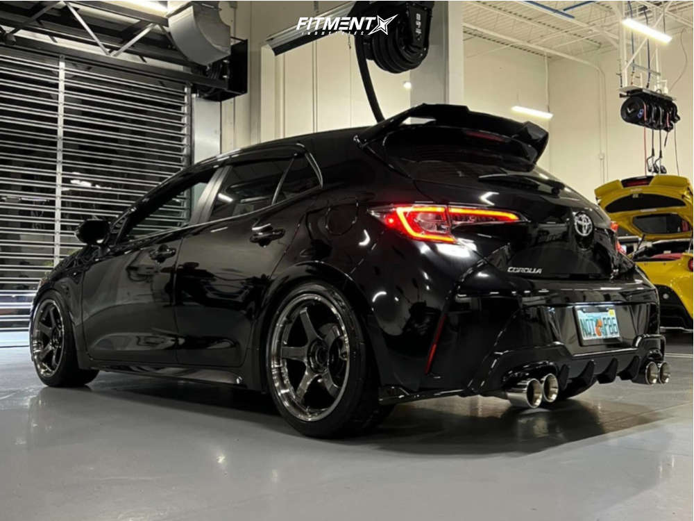 2021 Toyota Corolla XSE with 18x9.5 Advan Racing GT Beyond and Falken ...