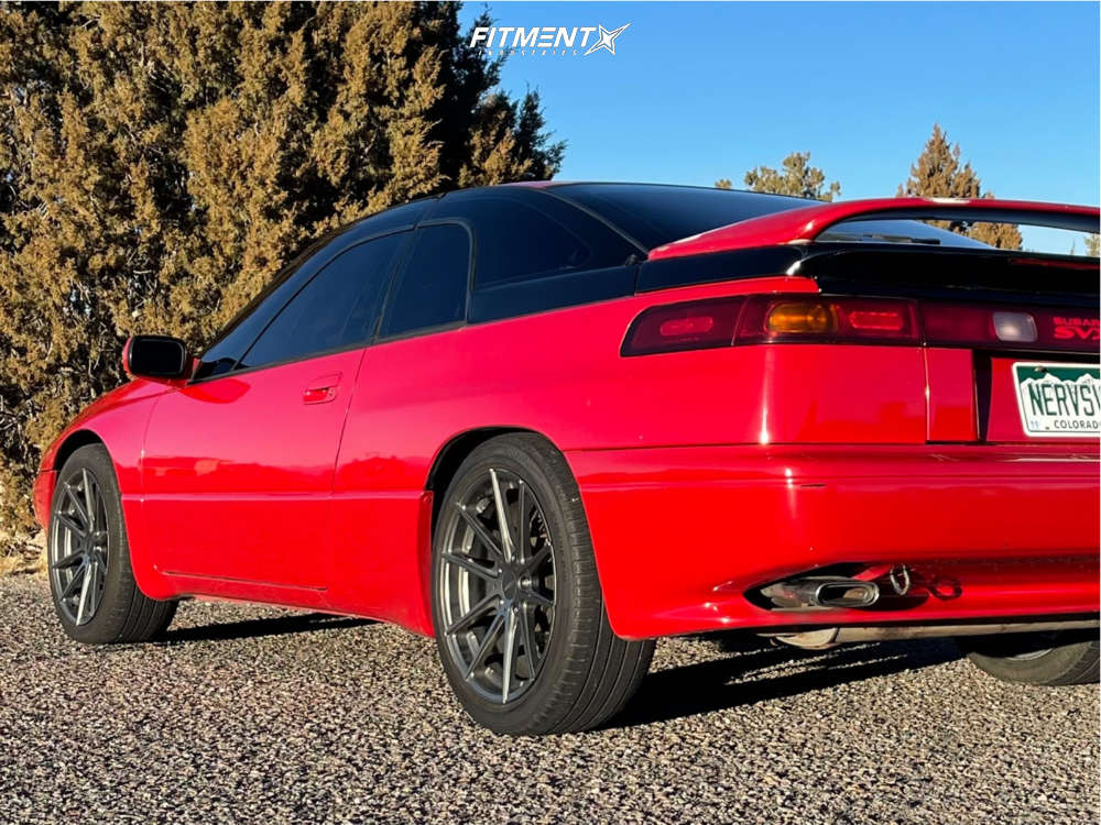 1996 Subaru SVX LSi with 18x8 TSW Bathurst and Pirelli 245x40 on Stock ...