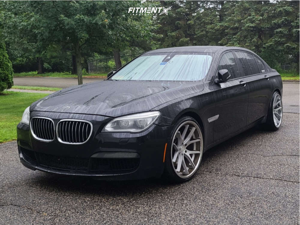 2013 BMW 750Li XDrive Base with 22x9.5 Ferrada Fr2 and Lexani 255x30 on ...
