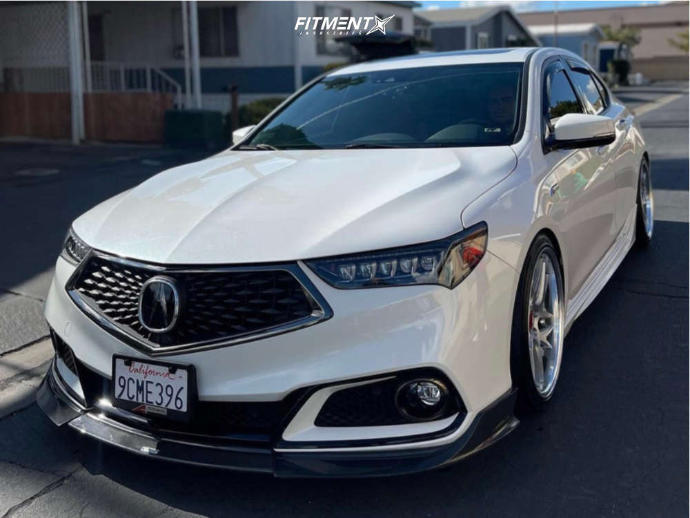 2019 Acura TLX SH-AWD with 19x10 Work Gnosis CVX and Hankook 255x35 on ...