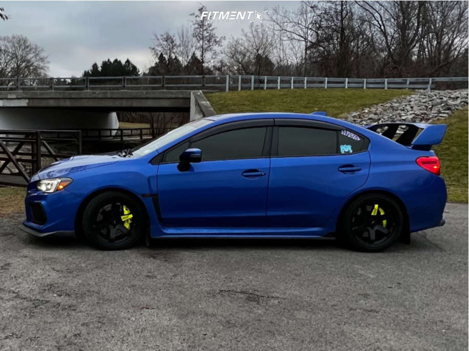 2019 Subaru WRX STI Base with 18x8.5 AVID1 AV6 and Vercelli 225x40 on ...