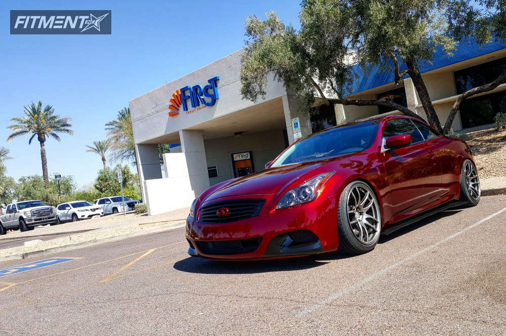 2009 INFINITI G37 Journey with 19x9.5 Vordoven Forme 9 and Falken ...
