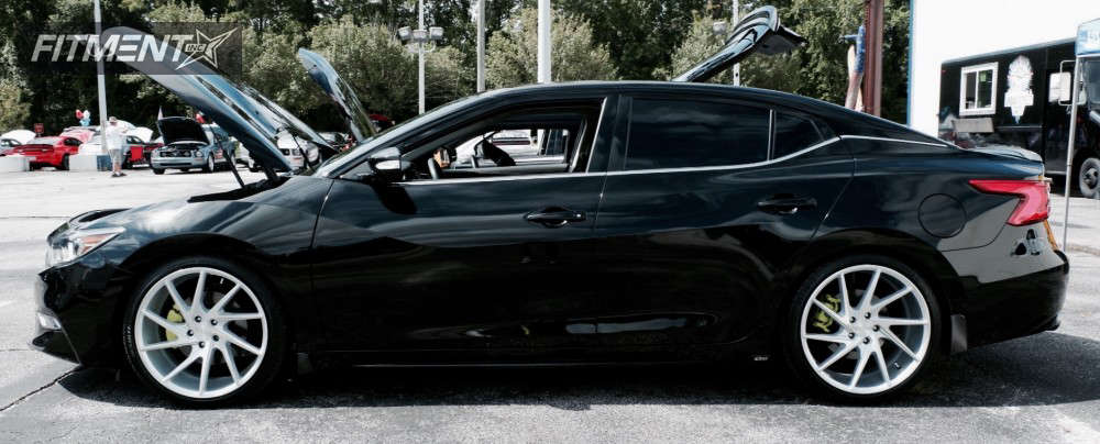 2017 Nissan Maxima SV with 20x9 Niche Invert and Delinte 245x35 on ...