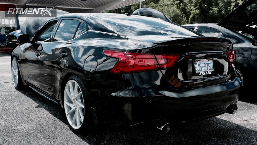 2017 Nissan Maxima SV with 20x9 Niche Invert and Delinte 245x35 on ...