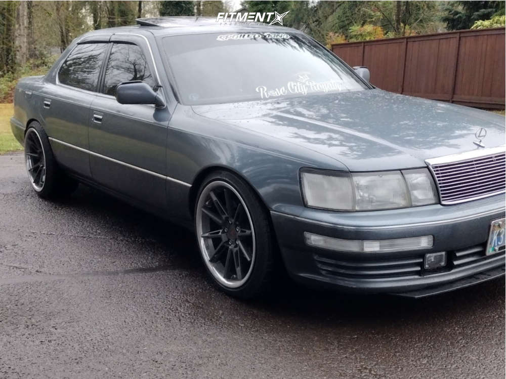 1991 Lexus LS400 Super saloon with 19x9.5 Ferrada Cm2 and Vercelli ...