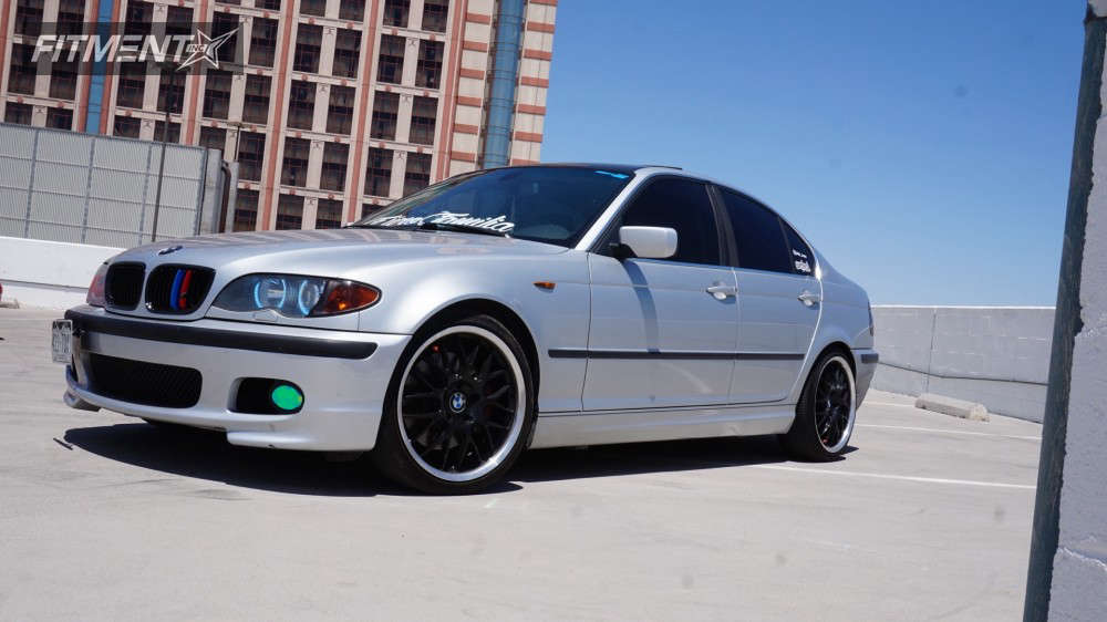 2004 BMW 330i Base with 18x8 Enkei Lusso and Nankang 205x40 on Lowering ...