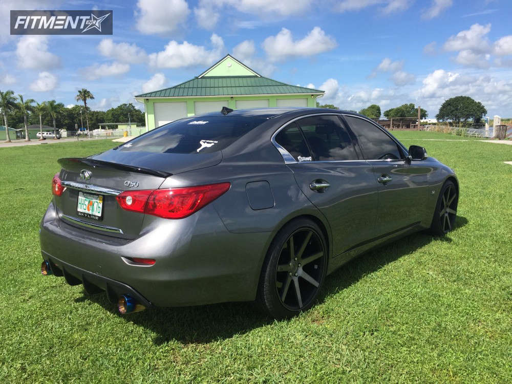 2015 INFINITI Q50 Sport with 20x9 Niche Verona and Nexen 245x35 on ...