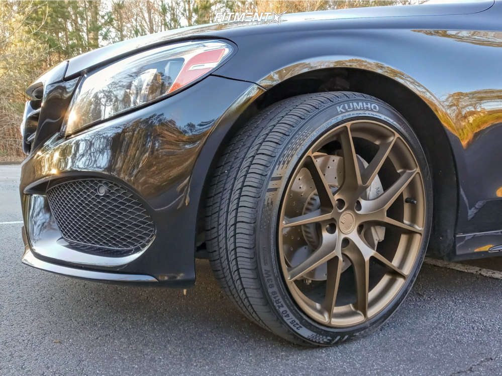 2016 Mercedes-Benz C300 4Matic Sport with 19x8.5 Aodhan Aff7 and Kumho ...